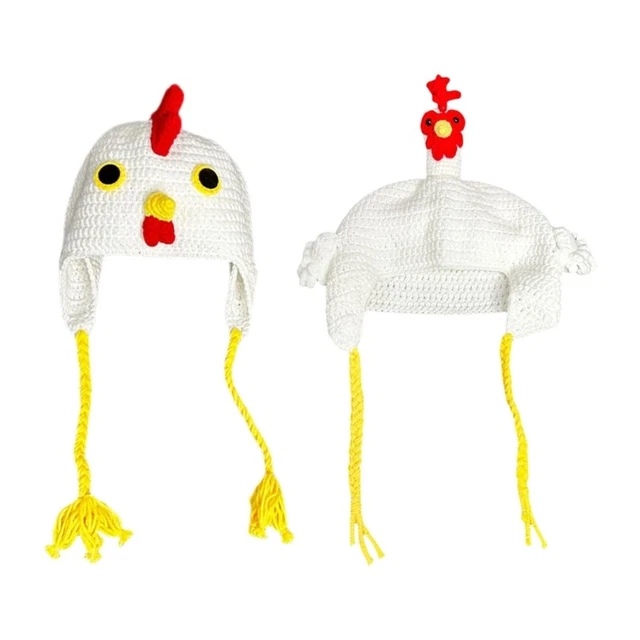 CHICKEN SKULL HAT Knitted Turkey Hat Harvest Festival Hat for ...