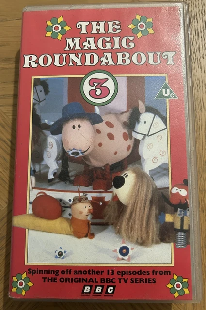 THE MAGIC ROUNDABOUT 3 BBC VHS 1992, 13 Episodes £4.73 - PicClick UK
