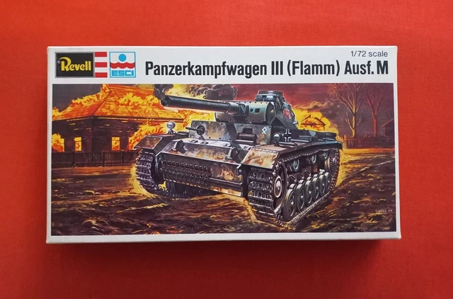 1/72 REVELL H-2358, PANZERKAMPFWAGEN III (FLAMM) Ausf.M EUR 37,00 ...
