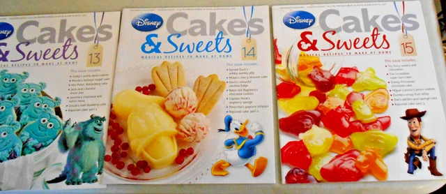 DISNEY CAKES AND Sweets Magazine Issue 13, 14 & 15 recipes Baking ...