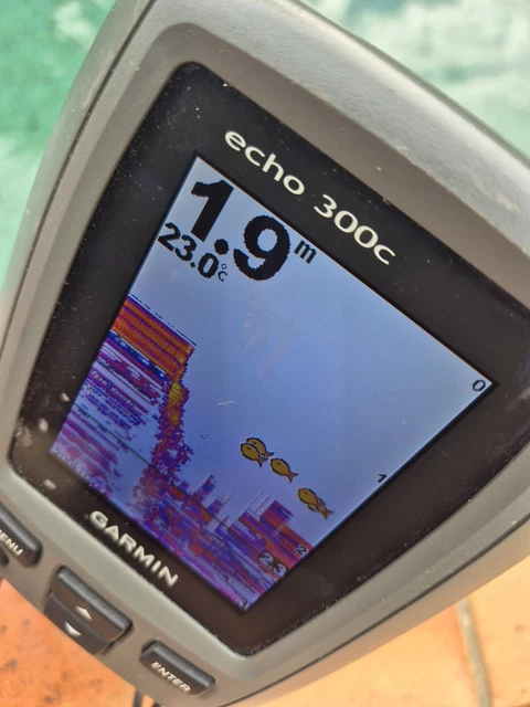 GARMIN ECHO 300C with Transducer - kayak canoe sounder $6.36 - PicClick AU
