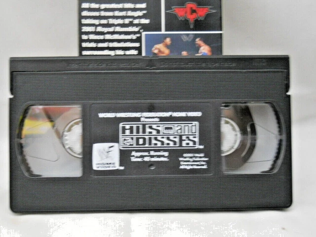 WWF WCW 2001 VHS HITS AND DISSES Kurt Angle The Rock Shane McMahon ...