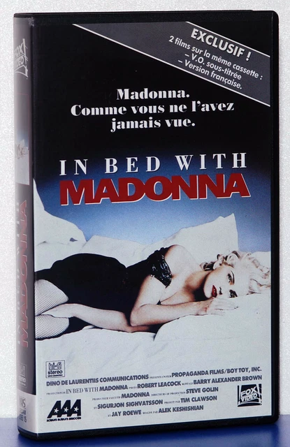 CASSETTE VIDÉO VHS, MADONNA, "In Bed with MADONNA" EUR 10,00 - PicClick IT