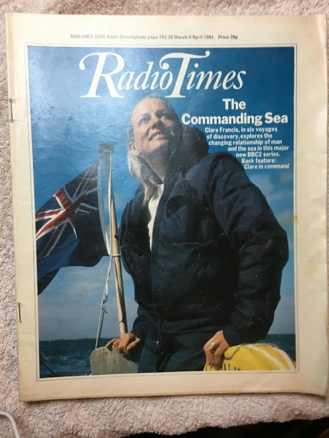 RADIO TIMES 28 Mar-3 Apr 1981. Midlands.Clare Francis.William Trevor ...