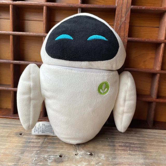 OFFICIAL EVE ROBOT Disney Pixar Wall-E Eve Plush 7" Rotating Head ...