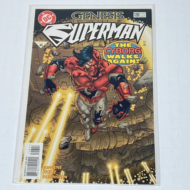 SUPERMAN GENESIS #128 The Cyborg Walks Again DC Comics 1997 EUR 7,78 ...