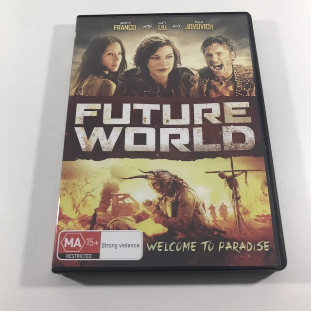 FUTURE WORLD DVD Region 4 PAL James Franco Lucy Liu Milla Jovovich MA15 ...