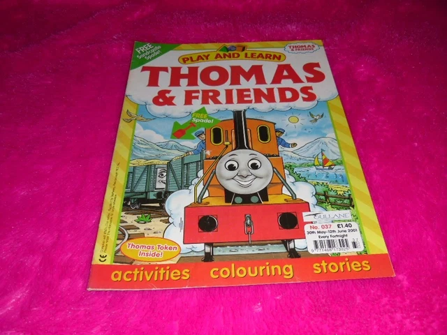 THOMAS & FRIENDS Magazine / Comic Issue 037 (Play And Learn) 2001 £6.50 ...