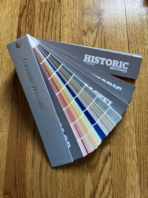SHERWIN WILLIAMS COLOR Fan Deck Paint Swatches Chips Book Samples 2001 ...