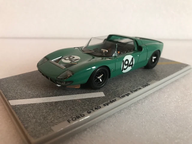 FORD GT40 SPYDER Targa Florio 1965 Whitmore-Bondurant (BZ54) BIZARRE 1/ ...
