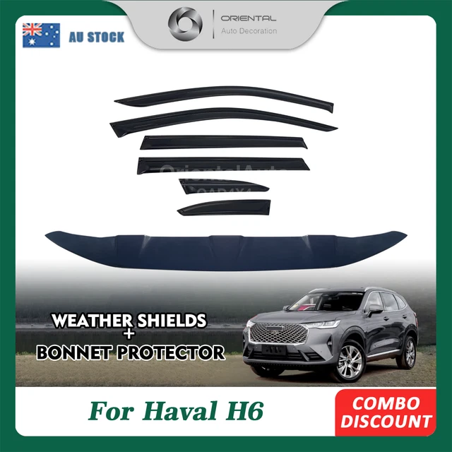 BONNET PROTECTOR & Luxury Weathershield For Haval H6 B01 Series 2021 ...