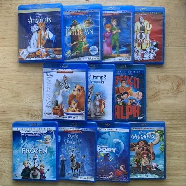 DISNEY ANIMATION BLU-RAY Lot Bundle - 11 Movies - 19 Disc £38.44 - PicClick UK