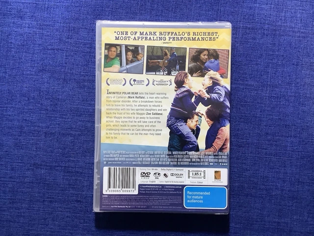 INFINITELY POLAR BEAR (DVD, 2014) Mark Ruffalo , Zoe Saldana - Brand ...