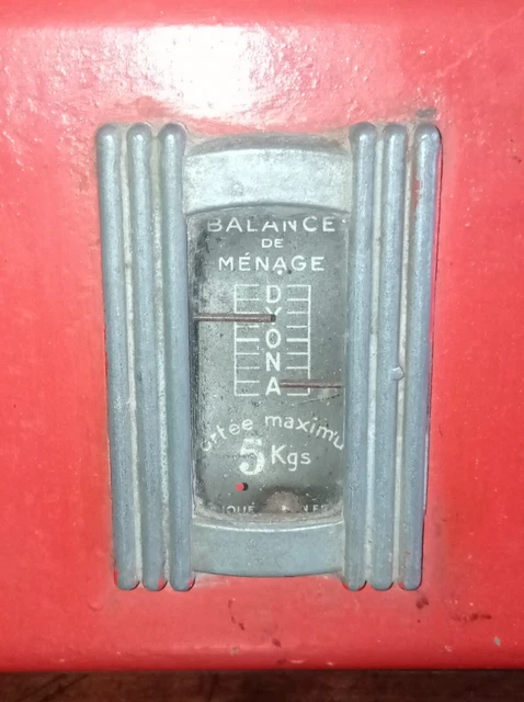 ANCIENNE BALANCE DE Ménage DYONA 5kg Tôle Peinte Années 50 EUR 40,00 ...