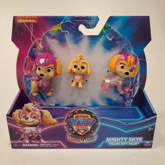 PAW PATROL THE Mighty Movie MIGHTY SKYE FIGURE GIFT PACK (3+) £4.99 ...