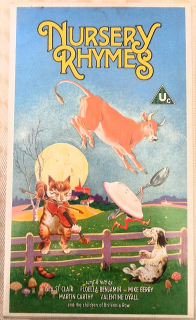 NURSERY RHYMES - Pickwick - VHS video tape £5.30 - PicClick UK