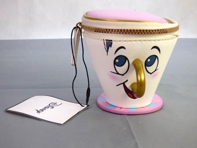 DISNEY PRIMARK BEAUTY And The Beast Teacup Chip Coin Purse Kids Wallet ...