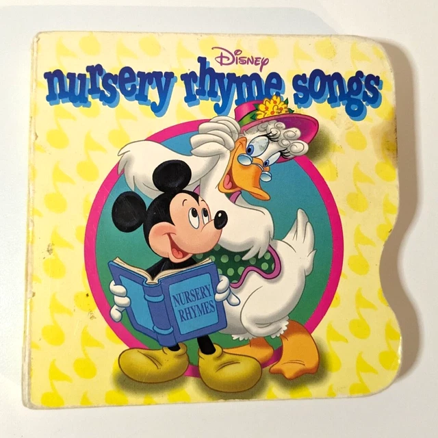 DISNEY MY FIRST Sing-Along Nursery Rhyme Songs Book, VTG Children's ...