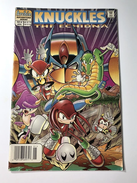 BANDE DESSINÉE ARCHIE Comics (1998) Knuckles the Echidna #8 (G/VG) RARE ...