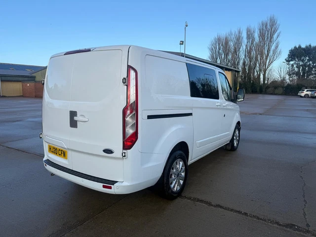 2020 FORD TRANSIT Custom 2.0 300 EcoBlue Limited Crew Van Double Cab ...