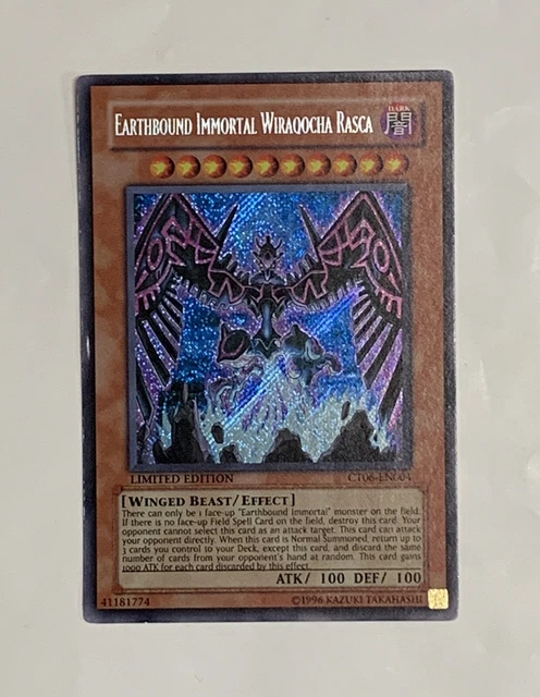 YU-GI-OH! EARTHBOUND IMMORTAL Wiraqocha Rasca - CT06-EN004 - Secret ...