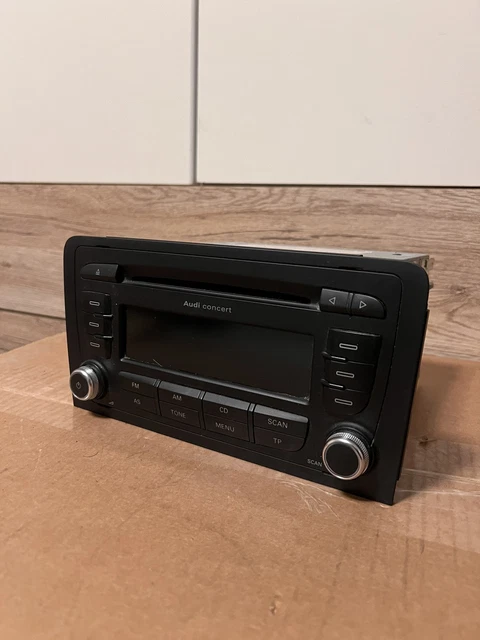 AUDI A3 S3 RS3 8P S-Line Autoradio Radio Audi Concert 8P0035186AB MP3 EUR 39,90 - PicClick DE