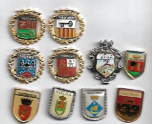 LOT DE 10 pin's blasons de villes et pays étrangers EUR 2,90 - PicClick FR