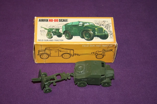 AIRFIX POLY FIELD Gun and Tractor with box HO/OO scale model 1664. £17. ...