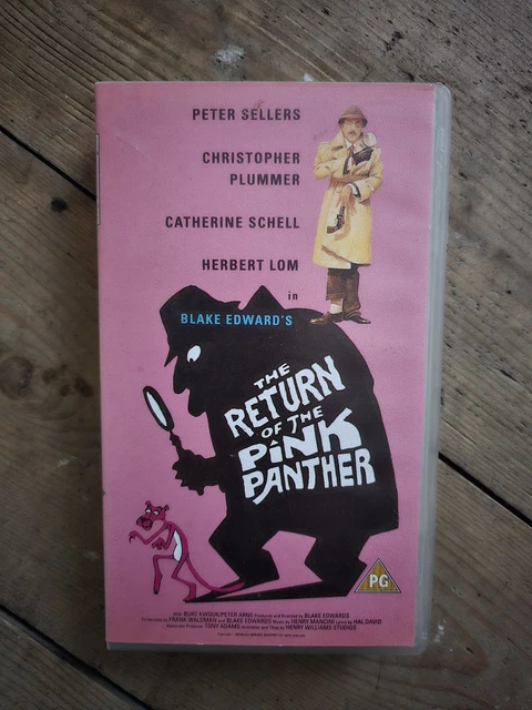 THE RETURN OF The Pink Panther VHS Video Tape Classic Peter Sellers ...