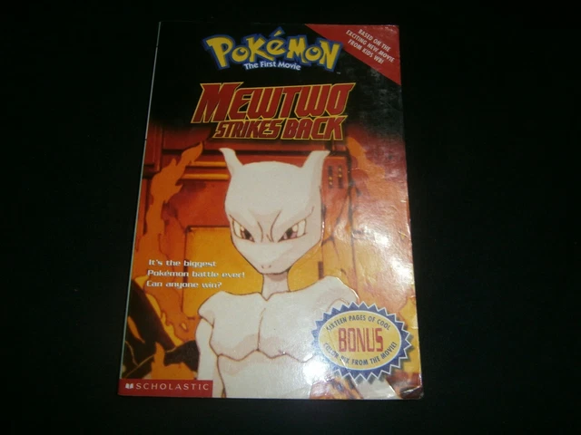 POKEMON THE FIRST Movie: Mewtwo Strikes Back 1998 Paperback- Free ...