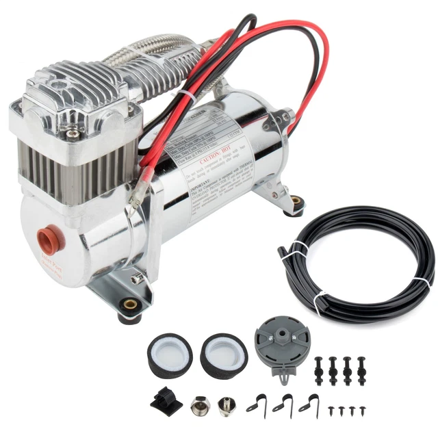 FOR TRAIN HORNS 200Psi Air Compressor Ride Kit 12V Permanent Magnetic ...