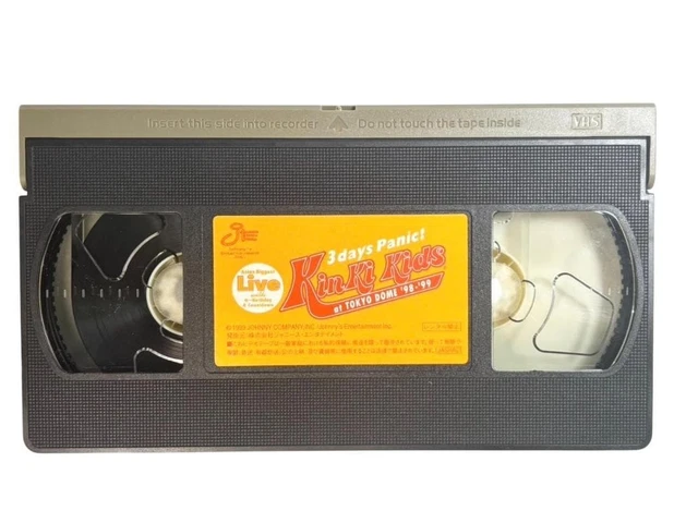 KINKI KIDS 3 days Panic! '98-99' VHS Live £54.00 - PicClick UK