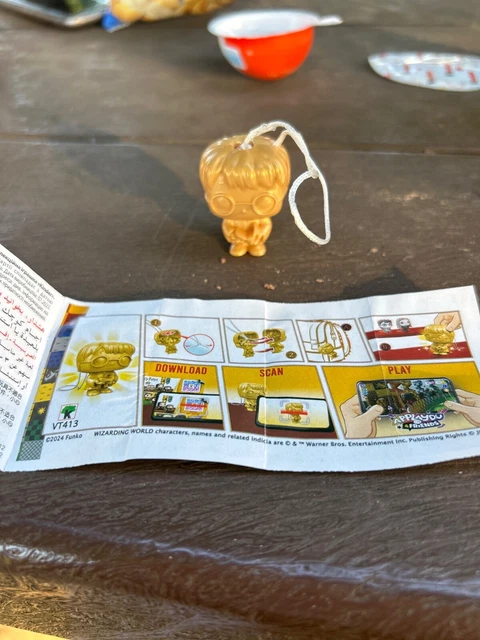 FIGURINE RARE OR Harry Potter Kinder Joy FUNKO WBEI EUR 150,00 ...