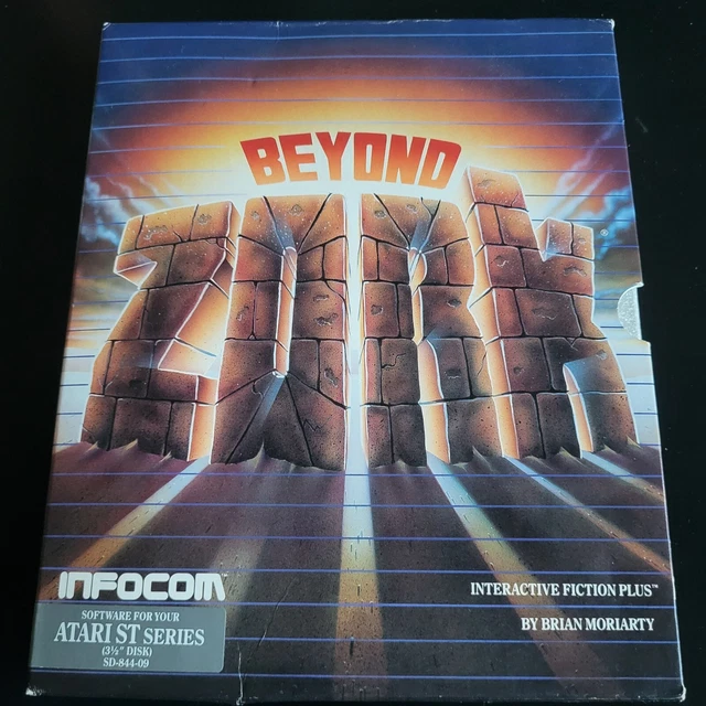 ATARI ST BEYOND Zork Infocom 1987 scatola grande completa al 100% EUR ...