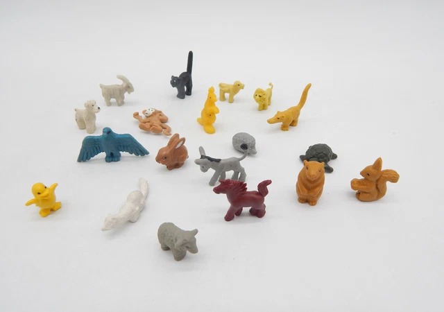 SCHLEICH MINIS TIERE Affe Löwe Schildkröte Katze Esel Schildkröte ...