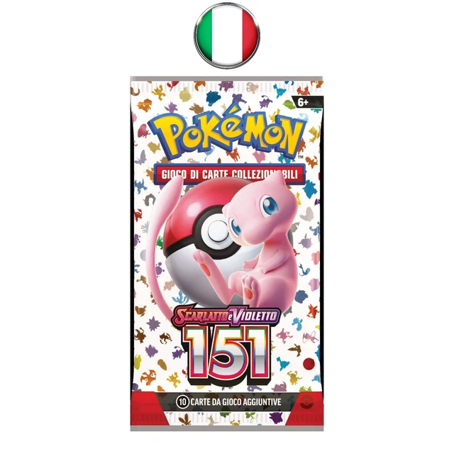 BAG POKEMON 151 Pack Scarlet And Violet Pack Sealed Ita Sealed $11.61 ...