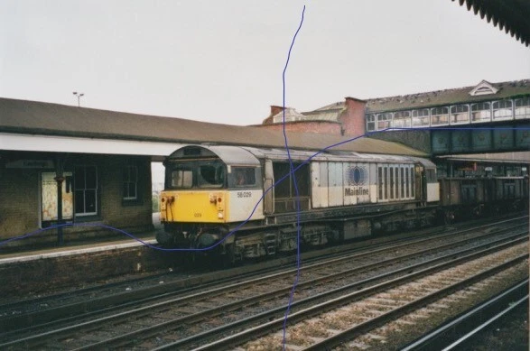 DIESEL TRAIN PHOTO Class 58 Railway Loco Photograph 58029 Picture At ...
