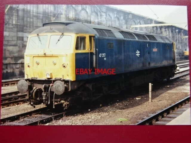 PHOTO BR Class 47 Loco No 47217 At Carlisle £1.25 - PicClick UK