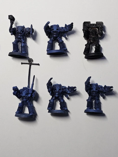 SPACE MARINE METAL Terminators Warhammer 40K 1 with Cyclone Missle ...