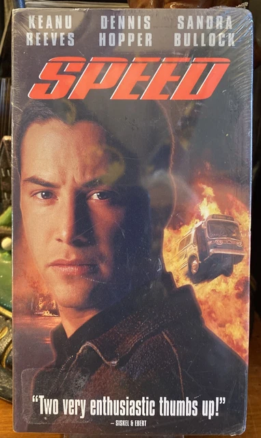 SPEED 1996 MOVIE On VHS Video - Keanu Reeves Sandra Bullock Dennis ...