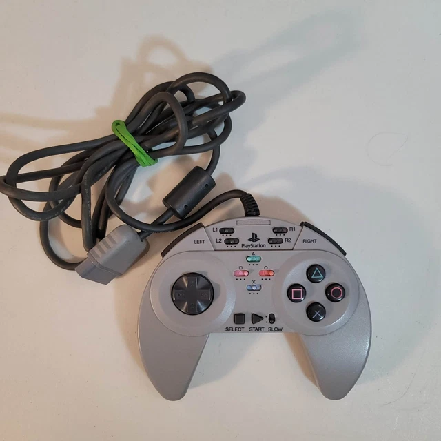 SONY PLAYSTATION PS1 Controller 8100 ASCII Control Pad Grey Classic £12 ...