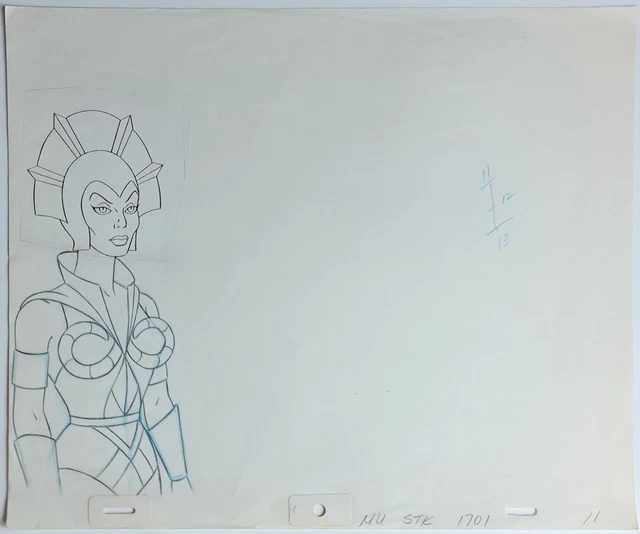 HE-MAN MOTU ANIMATION Production Cel Drawing: Evil Lyn - 2441 $40.00 ...