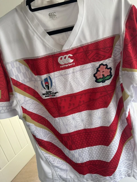 JAPAN NATIONAL RUGBY Team 2019 Rugby World Cup Canterbury Shirt Jersey Size Xl £99.99 - PicClick UK