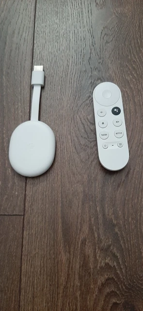 GOOGLE CHROMECAST WITH Google TV - White (GA01919-GB) £0.99 - PicClick UK