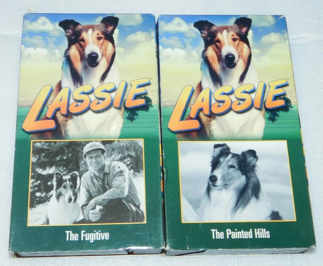 LASSIE PAINTED HILLS 1951 Color Fugitive 1964 B&W VHS Lot 2 Ranger ...