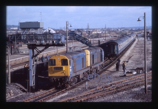 35MM SLIDE - Class 20's - 20188 & 20044 at Severn Tunnel Junction on 25 ...