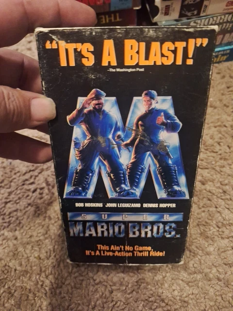 SUPER MARIO BROS. VHS Hoskins Hopper John Dennis Leguizano 1993 Movie ...