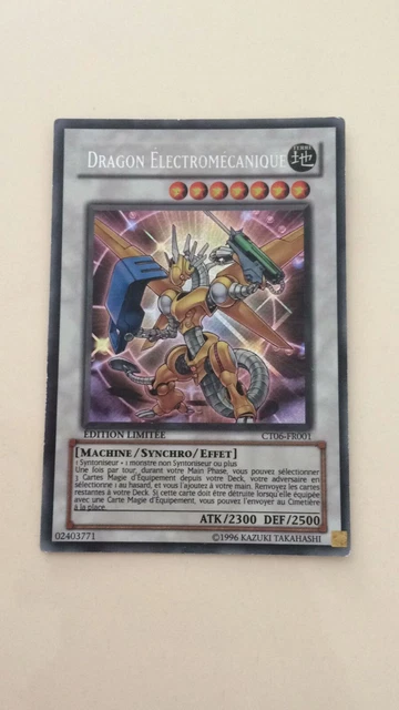 CARTE YU-GI-OH! | Dragon Electromécanique | CT06-FR001 | Edition ...
