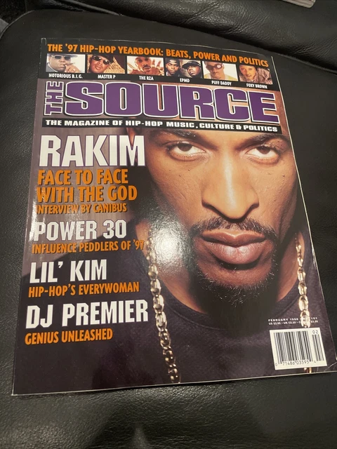 THE SOURCE MAGAZINE #101 February 1998 RAKIM Lil Kim RARE Vintage Hip ...