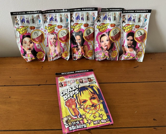 1997 CHUPA CHUPS Sealed Spice Girls Complete Collection Lollipops Rare ...